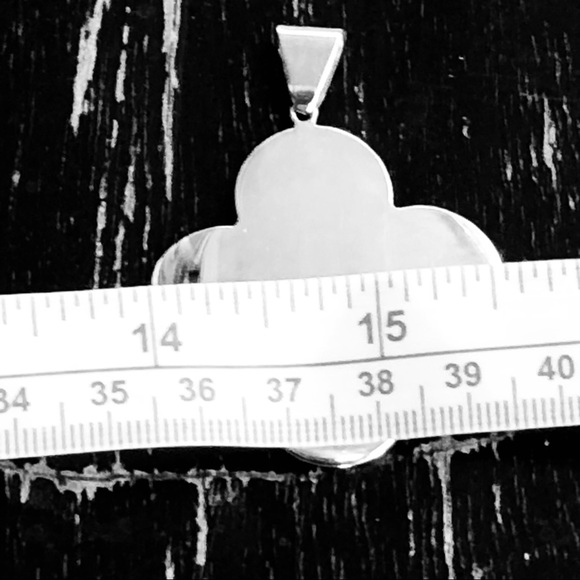 Jewelry | Italian Stainless Steel Large Clover Pendant | Poshmark